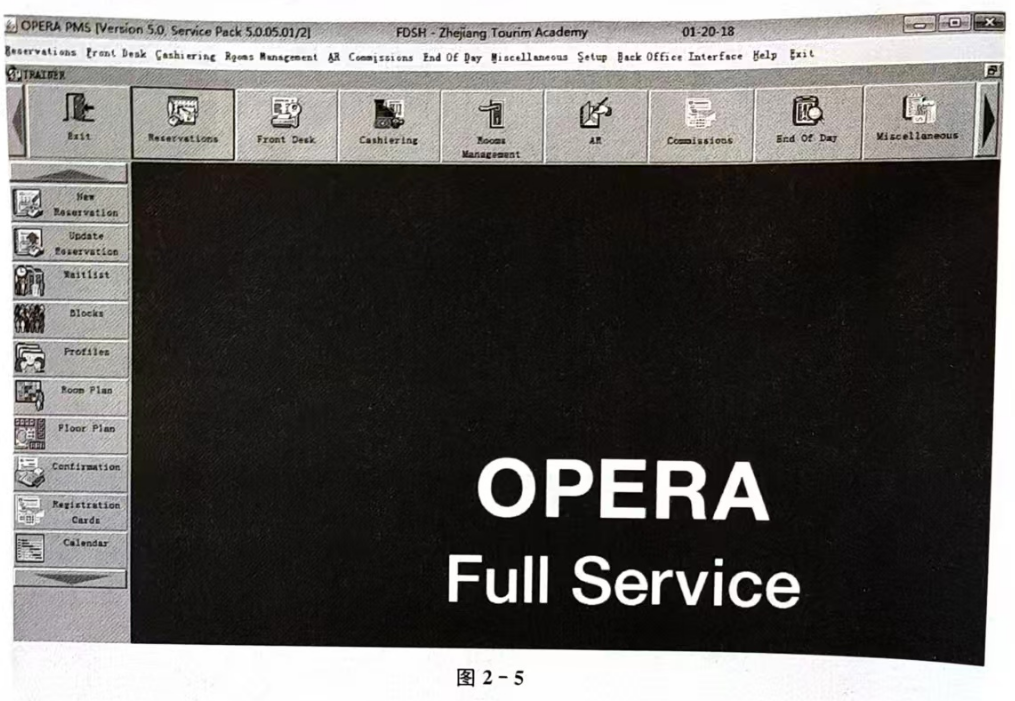 OPERA系统登录与界面介绍 - LKYPMS